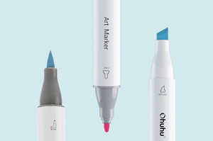 Ohuhu Honolulu 216 Colors Dual Tips Alcohol Art Markers
