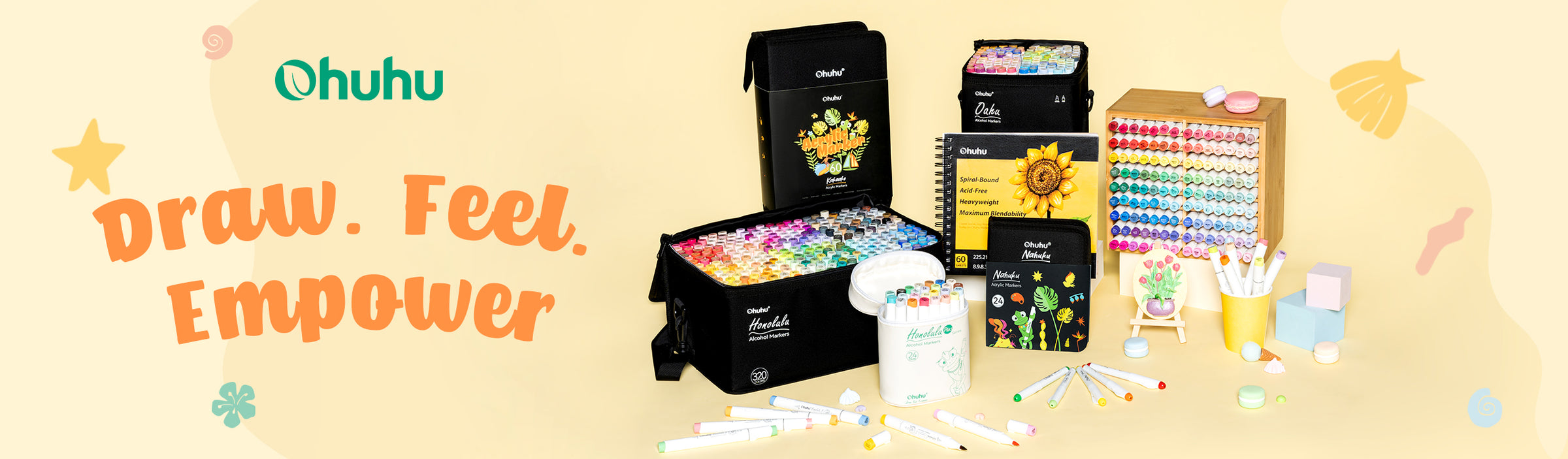 Ohuhu Markers For Canada Artists