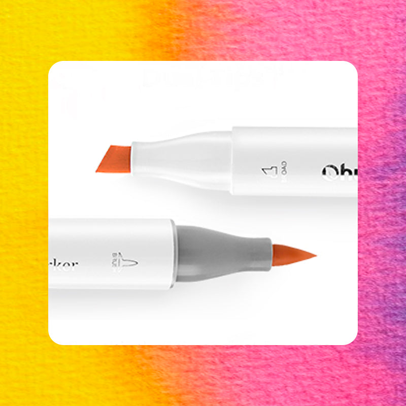 Ohuhu Honolulu 120 Colors Dual Tips Alcohol Art Marker