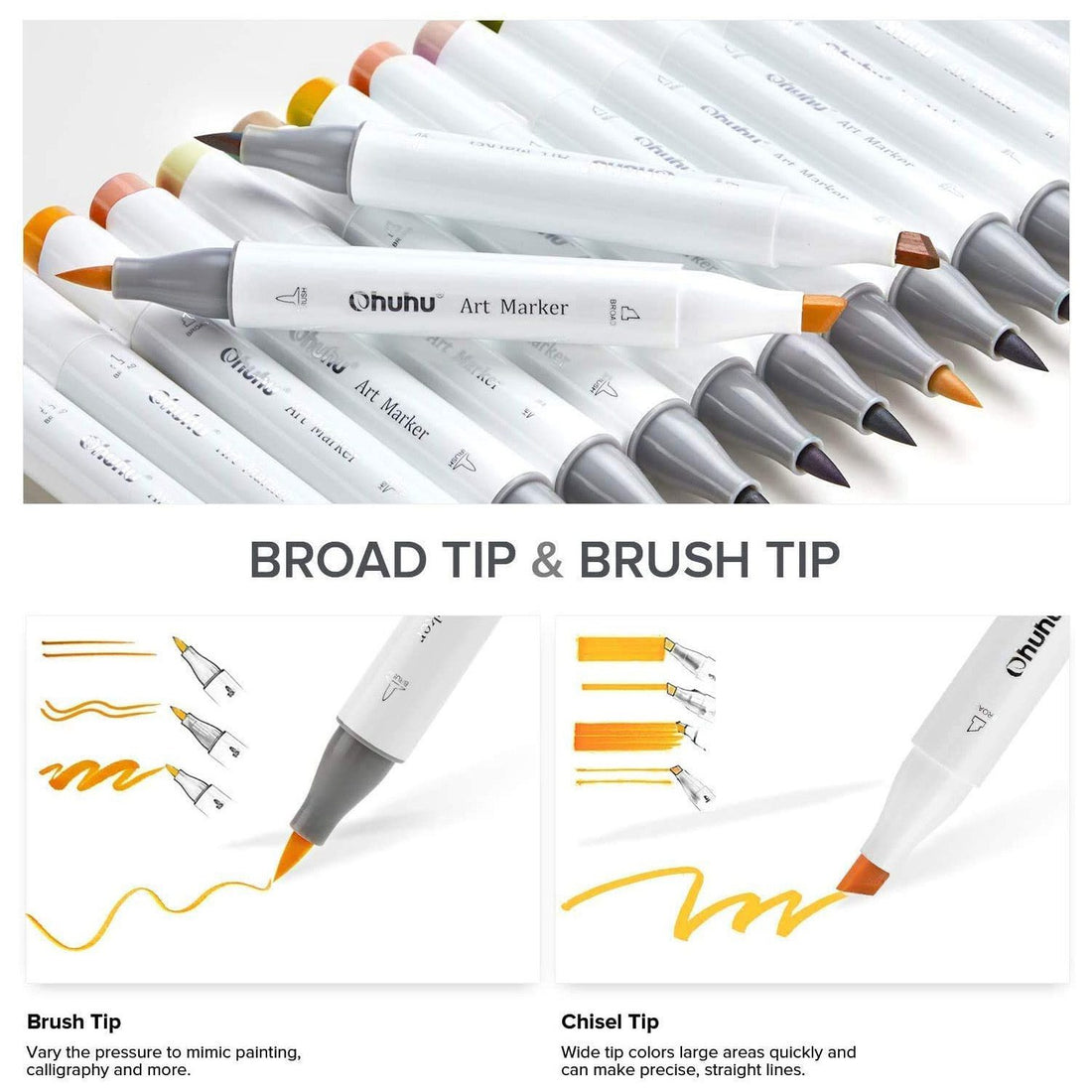 Alcohol-based Markers – Ohuhu