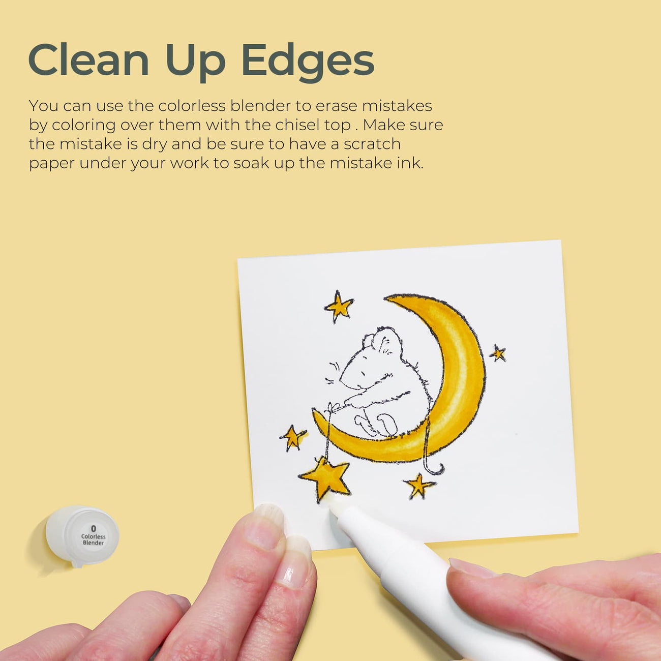 Ohuhu Honolulu Colorless Blender Marker - Pack of 6